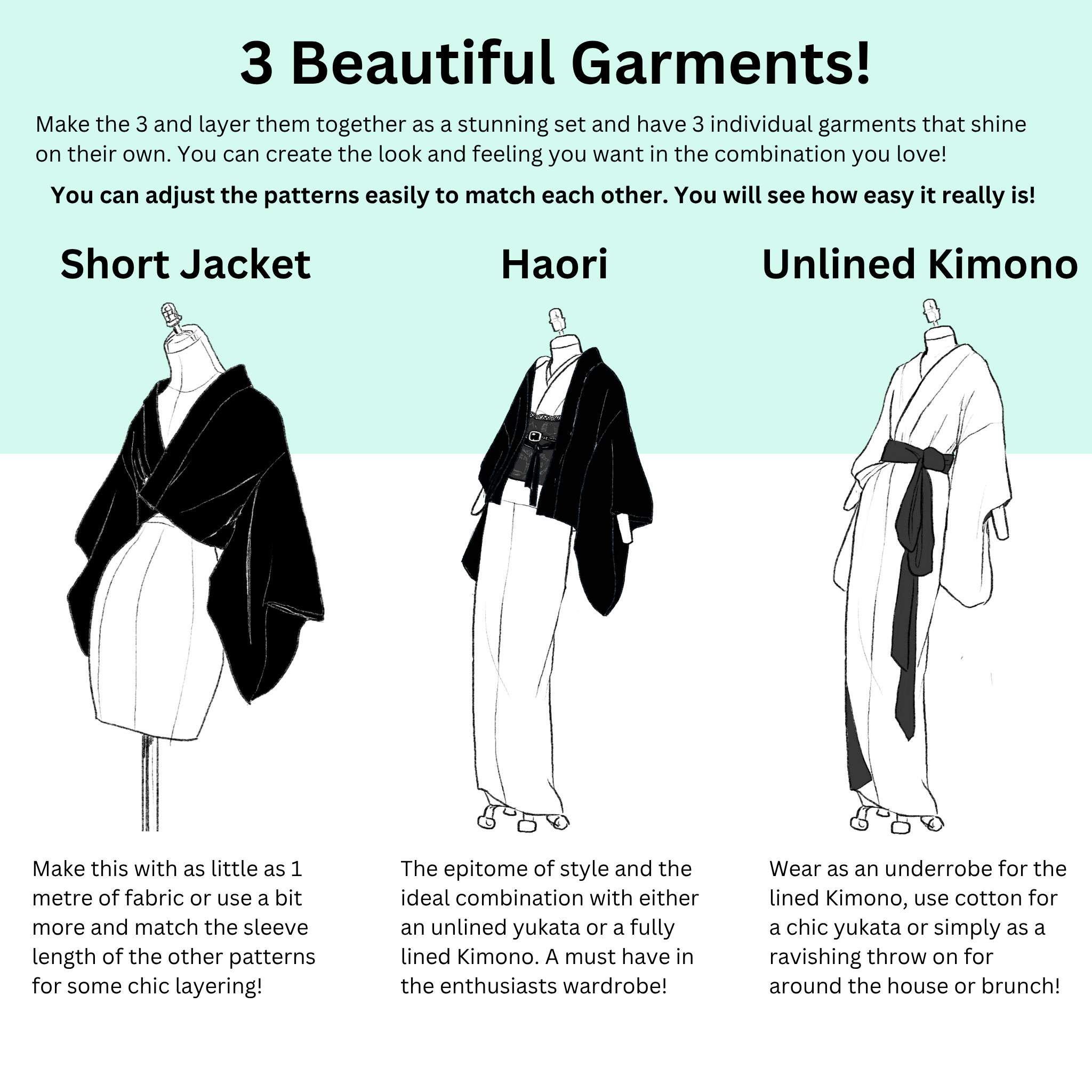 making a kimono jacket
