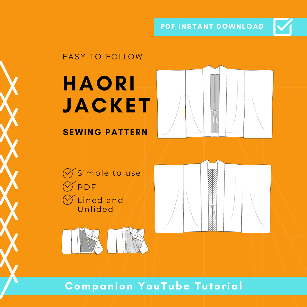 Haori Pattern | Sew Your Own Haori Jacket Easily – House Of Kimono