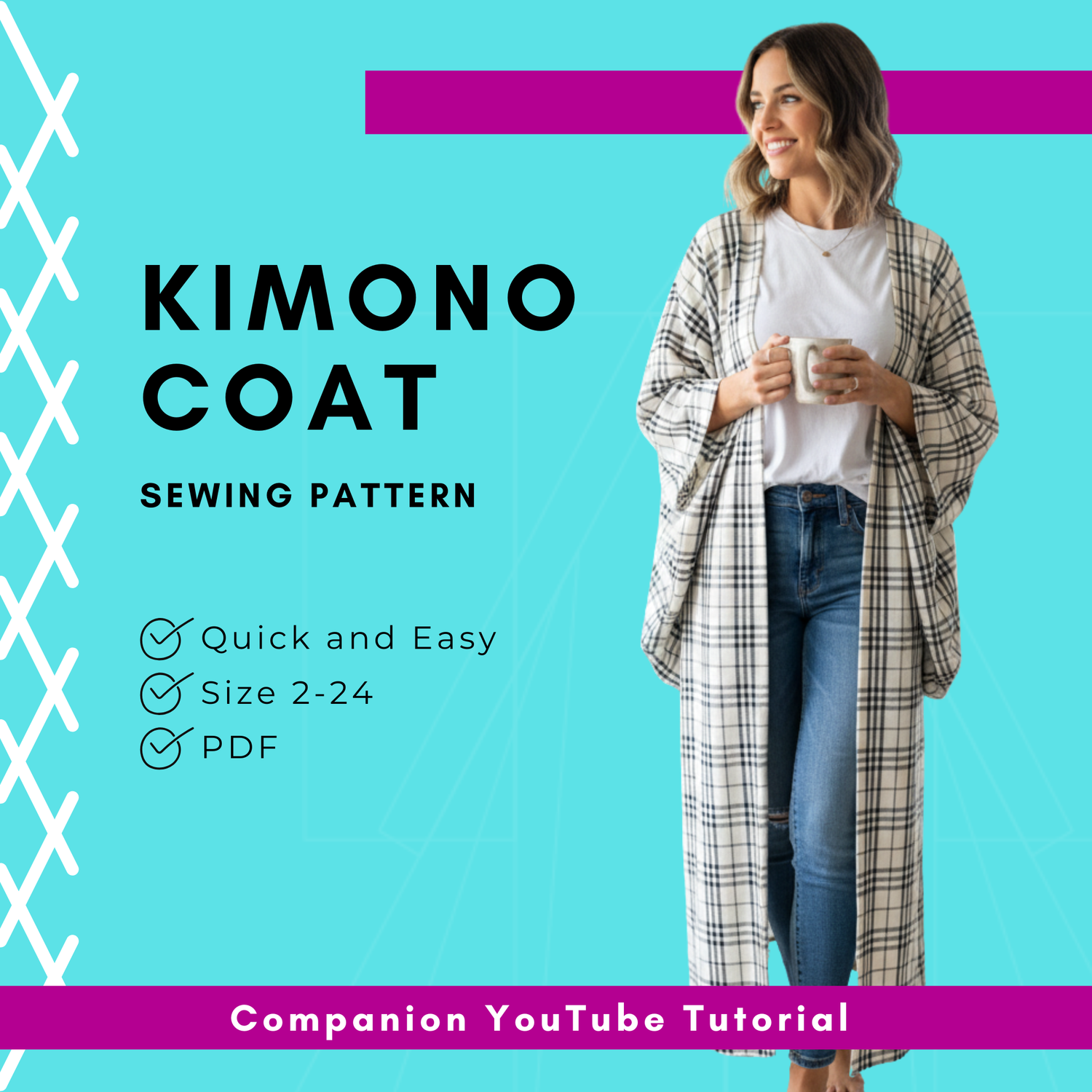 Haori Pattern | Sew Your Own Haori Jacket Easily – House Of Kimono