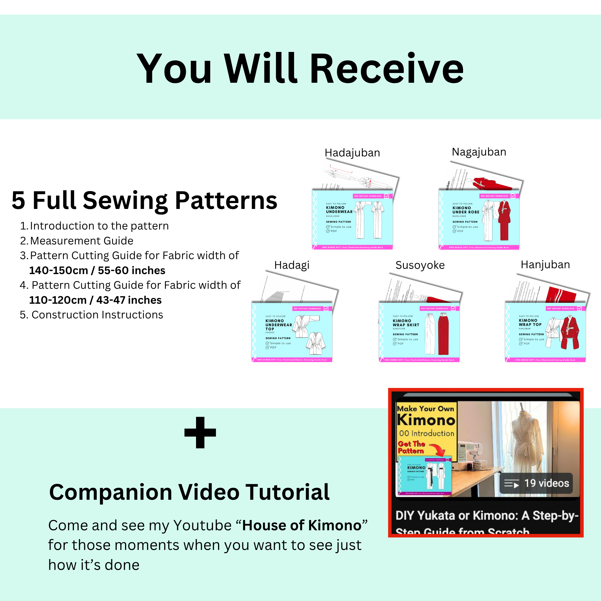 hadajuban sewing pattern