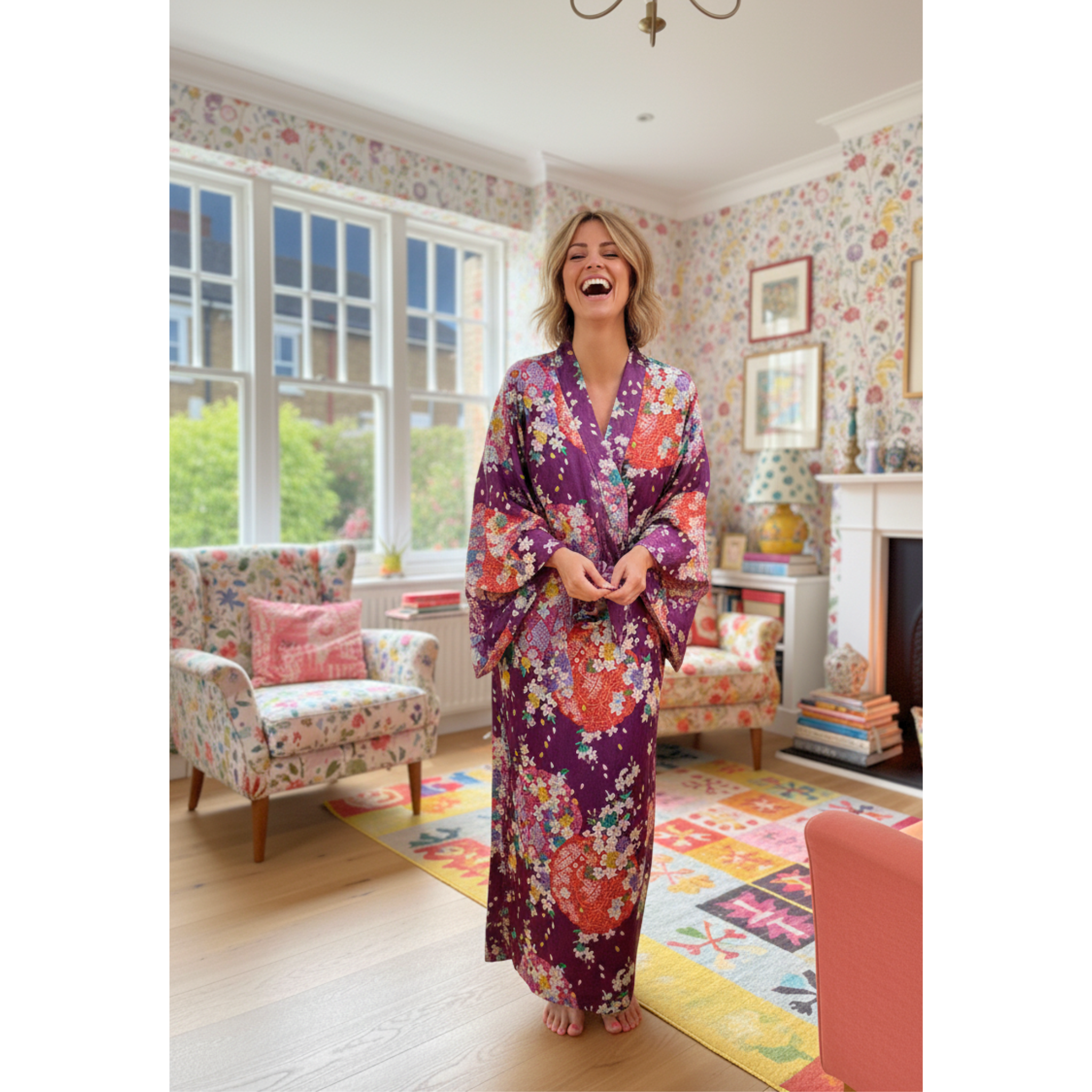 kimono robe pattern simplicity